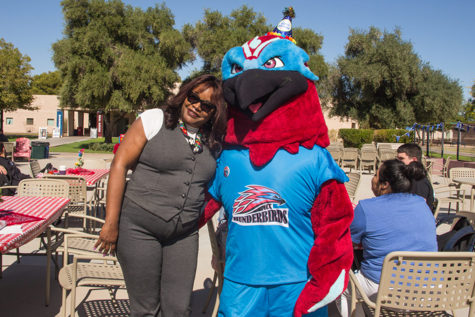 Thor the Thunderbird marked his 49th birthday as the Mesa Community ...