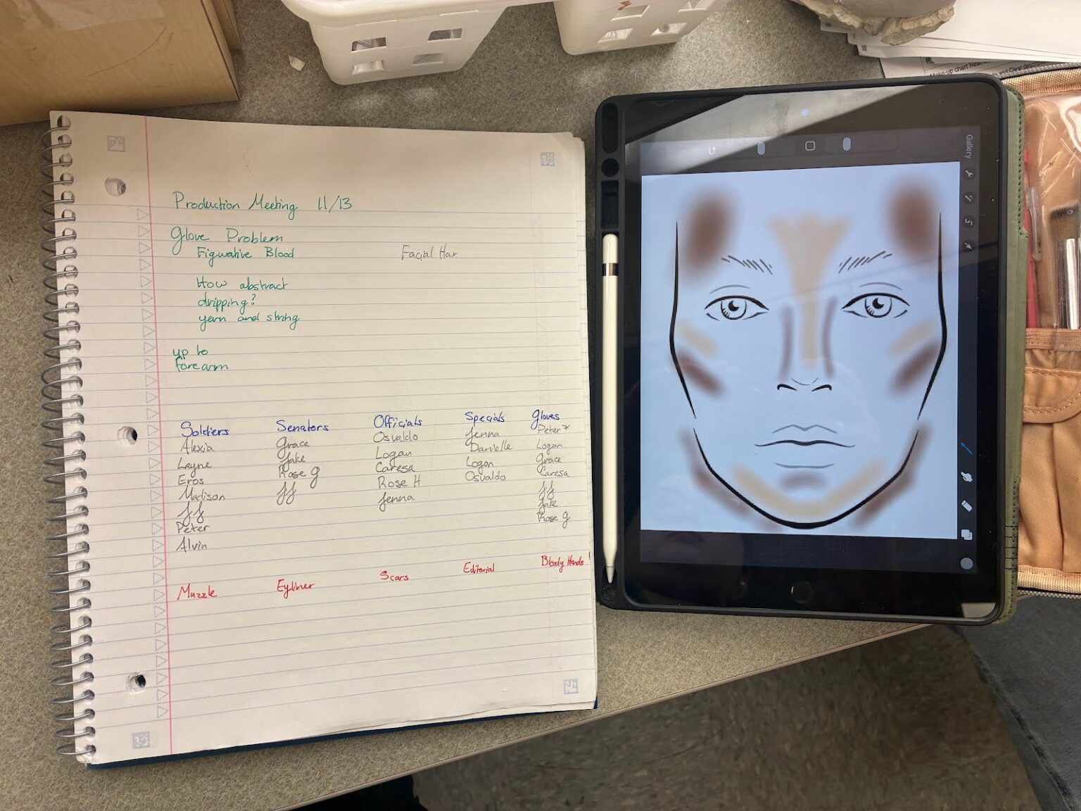 MCC student leads makeup design for Julius Caesar theatre production ...